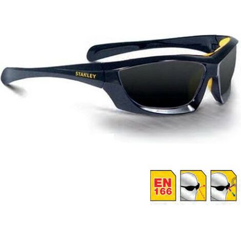 Stanley Full Frame Safety Glasses Smoke Lens EN 166 Rating SY180-2D