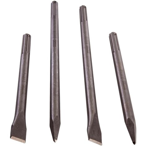 Dewalt SDSMAXSET 4 Piece SDS Max Flat Chisel & Point Set 300 400mm ...