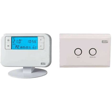 ESi Wireless Programmable Room Thermostat Boiler Plus Compliant Open Therm