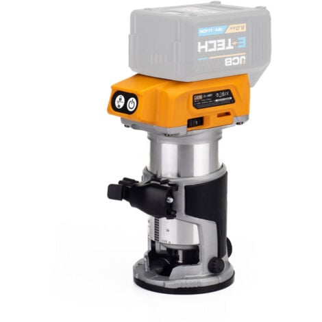 JCB 18RT-B 18V Cordless Brushless Laminate Router Trimmer Base - Bare Tool