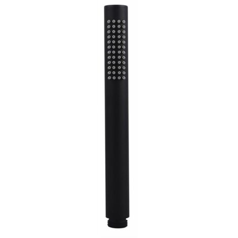 Black Pencil Style Single Function Shower Head