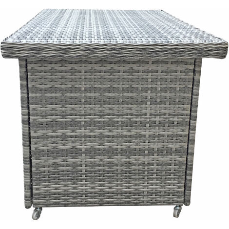 Signature Weave Sarah Wicker Large Cushion Box Garden Storage Chest ...