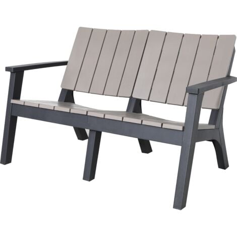 Signature Weave Polly 4 Seater Sofa Arm Chair Coffee Table Set Black Grey