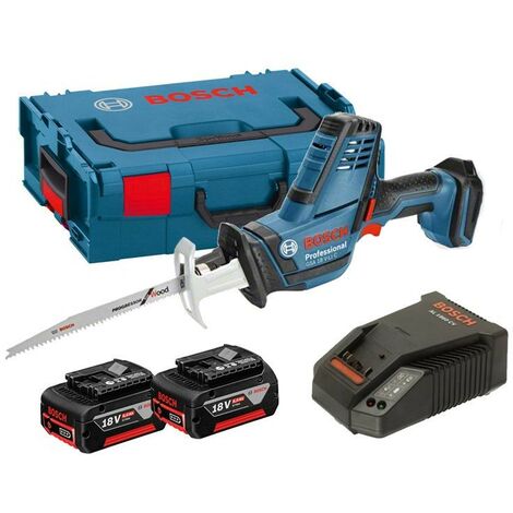 Bosch GSA 18 V-LI C Compact Reciprocating Sabre Saw + 2 x 6.0ah ...