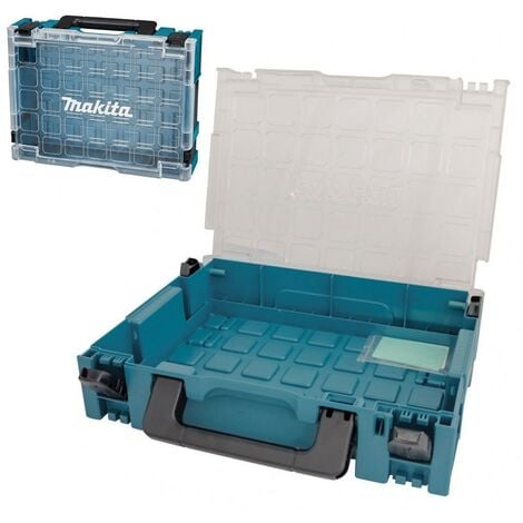 Makita 191X84-4 Clear Lid MAKPAC Tool Case Stacking Organiser Tool Box ...