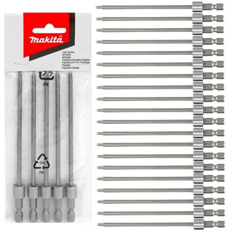 Makita 130mm PH2 Bits 20 Pack for Autofeed Drywall Screwdriver DFS452 ...