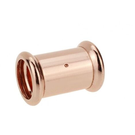 x10 15mm Copper Press Fit Straight 15mm Connector WRAS Crimp Fitting