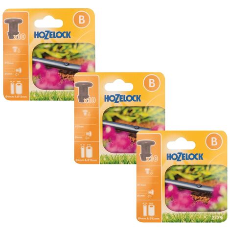 30 x Hozelock 2779 Micro Irrigation Blanking Plug 13mm Automatic Garden ...