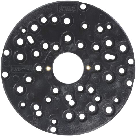 Trend UNIBASE Universal Router Sub-base + Pins Bush Fits Makita Dewalt ...