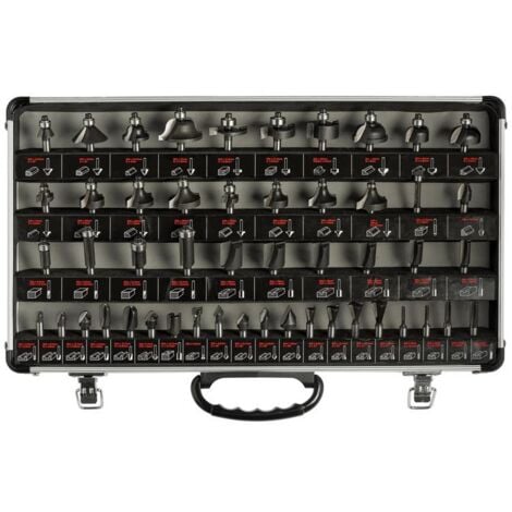 Trend 1/4in TCT Router Bit Starter Set, 50 Piece TRESET50PC14