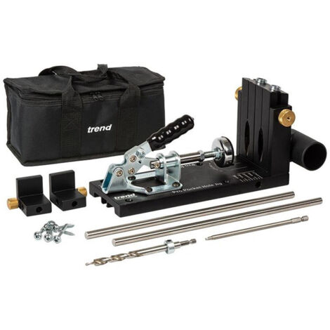 Trend PH/JIG/AK Pro Pocket Hole Jig Kit Wood Joinery Professional Jig