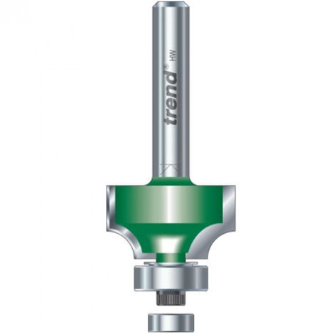Trend C077X1/4TC Guided Rounding Over 1/4"" 7.9mm X 12.7mm Router Bit ...