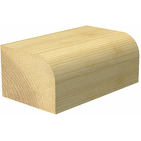 Trend C074CX1/4TC Guided Rounding Over 1/4"" 2mm X 9.5mm Router Bit Cutter