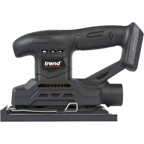 Trend T18S/TSSB T18S 18V 1/3 Third Sheet Sander Bare Tool + Dust ...