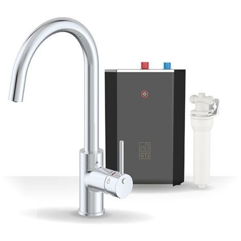 Intu Solo Chique Chrome 3 in 1 Instant Boiling Water Hot Kitchen Tap