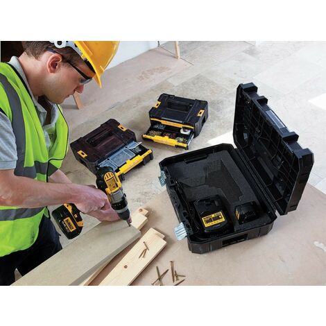 Dewalt TStak Power Tool Storage Case + Foam Insert Drill Jigsaw Impact ...