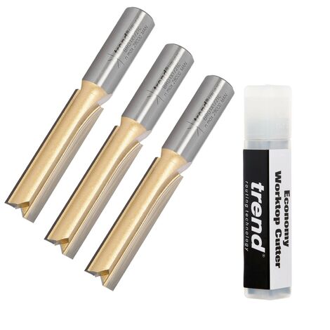 Trend BR01X1/2TC 50mm 1/2 TCT Straight Kitchen Worktop Router Cutter ...