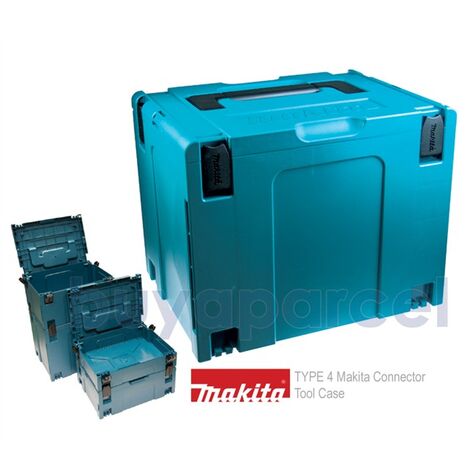3x Makita MAKPAC Stacking Connector Tool Case Systainer TYPE 4 396 X ...