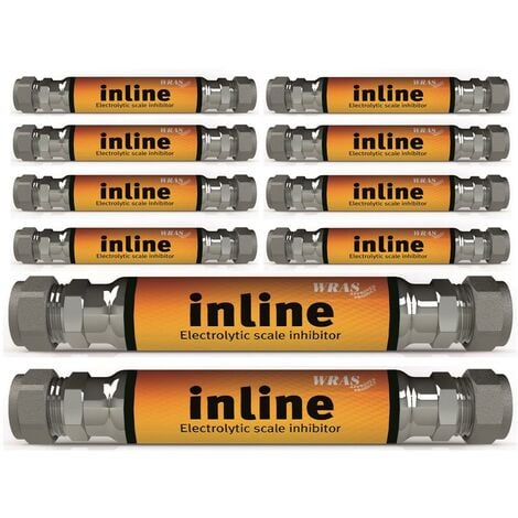 10x Trappex Inline Electrolytic Scale Reducer Inhibitor 15mm ...