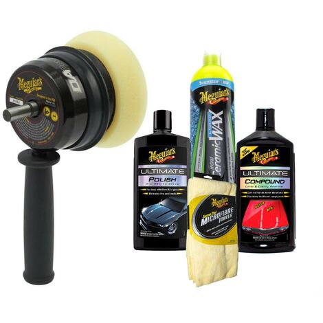 Meguiars DA Power System Dual Action Machine Polisher + Compound Polish ...