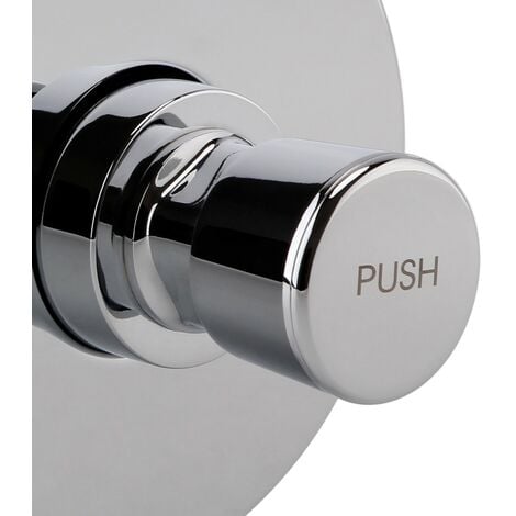 Chrome Timed Non Concussive Concealed Shower Valve Self Closing Gym ...