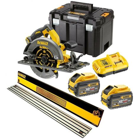 Dewalt DCS576X2 54v XR Flexvolt Circular Saw 190mm 1.5M Guide Rail 2 x 9ah