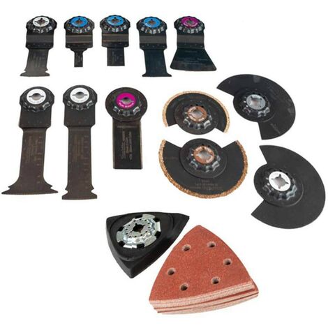 Makita Starlock Multi Tool 44 Piece Set Plunge Segment Blade Sanding ...