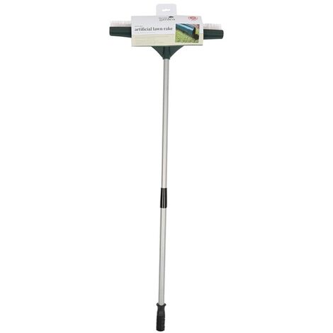 Kingfisher ARAKE Artificial Grass Rake 45cm Wide Head Fake Lawn Astro ...