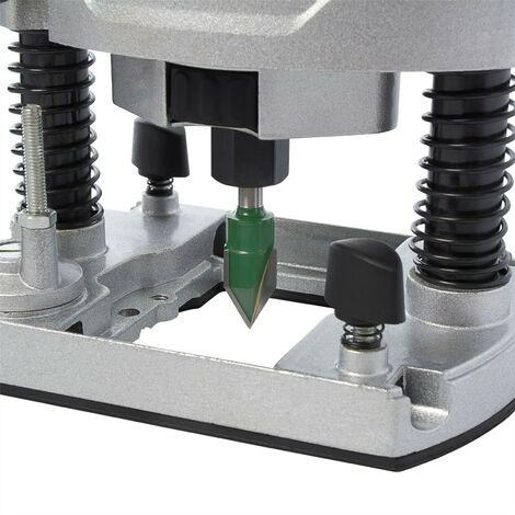 Trend T4EK 240v 1/4in Compact Variable Speed Plunge Router 850W + x6 1/ ...