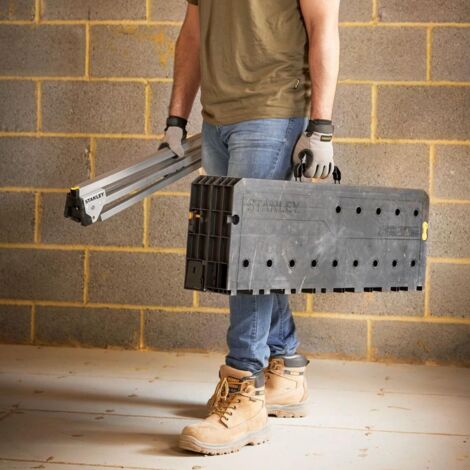 Stanley STA183492 Essentials Fold Up Workbench Folding Work Table ...