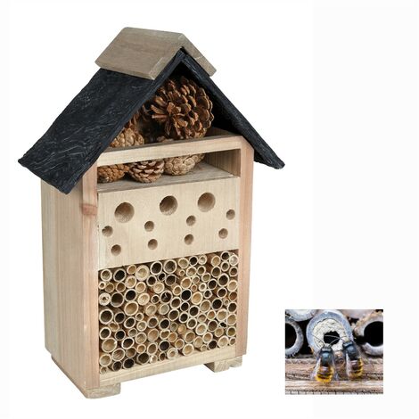 Gardman AE60011 Bug Hotel Solitary Bee House Ladybird Insect Hotel 100% ...