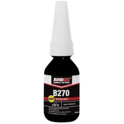 Bondloc B270-10 B270 Studlock High Strength Threadlocker 10ml BONB27010