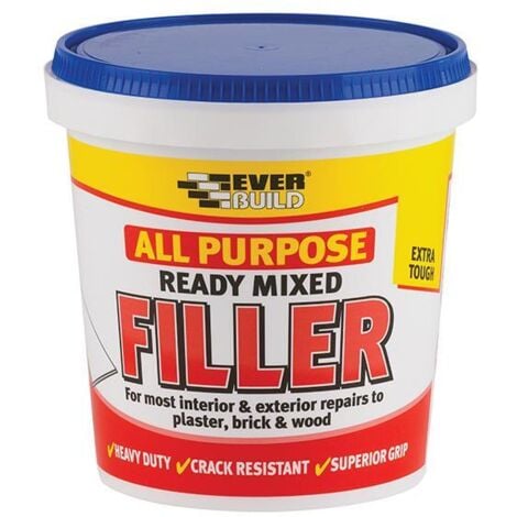 Everbuild RMFILL1 All Purpose Ready Mixed Filler 1kg EVBRMFILL1
