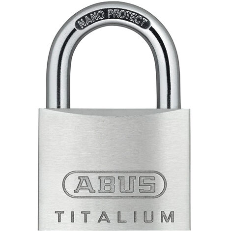 ABUS 56365 64TI/45mm TITALIUM Padlock Carded ABU64TI45C
