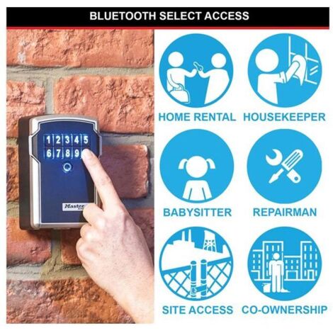 Master Lock 5441EURD Select Access SMART Bluetooth Key Box - Large MLK5441E