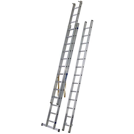 Zarges 44844 D-Rung Combination Ladder 3-Part 3 x 14 Rungs ZAR44844