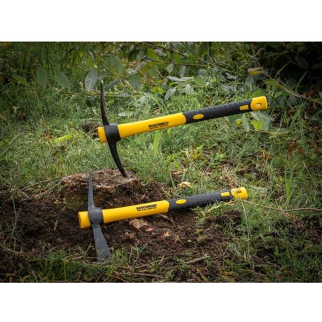 Roughneck Micro Pick Cutter Mattock Set 2 Piece Length 380mm ROU64015
