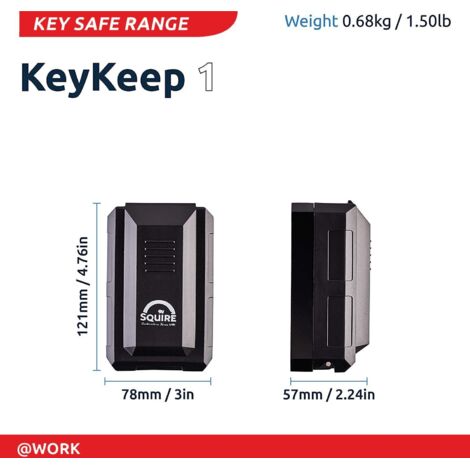 Squire KEYKEEP1 Combination Key Safe HSQKEYKEEP1