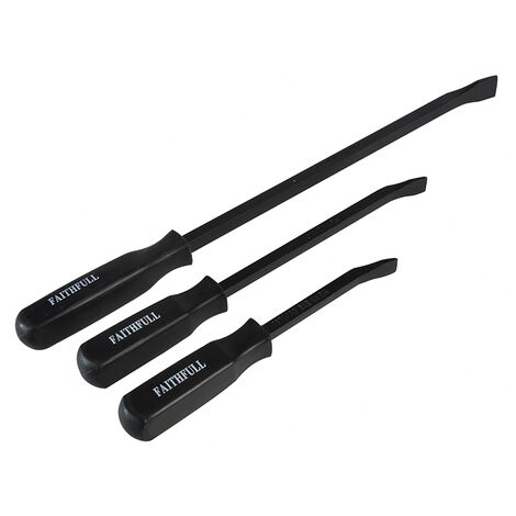Faithfull ABP6079 Mechanic's Pry Bar Set, 3 Piece 210, 300 & 450mm ...