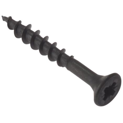 ForgeFix CARS4232 Carcass Screws Pozi Compatible SCT Black Phosphate 4. ...