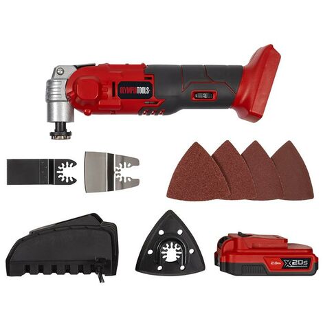 Olympia Power Tools 09-970 X20S Multi-Tool 20V 1 x 2.0Ah Li-ion OLPX20SMT1