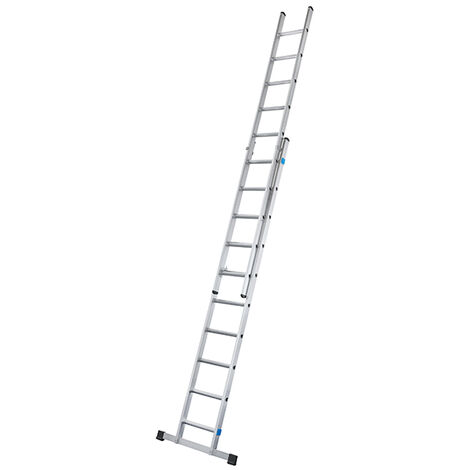Zarges 44822 Everest 2DE Extension Ladder 2-Part D-Rungs 2 x 12 ZAR44822