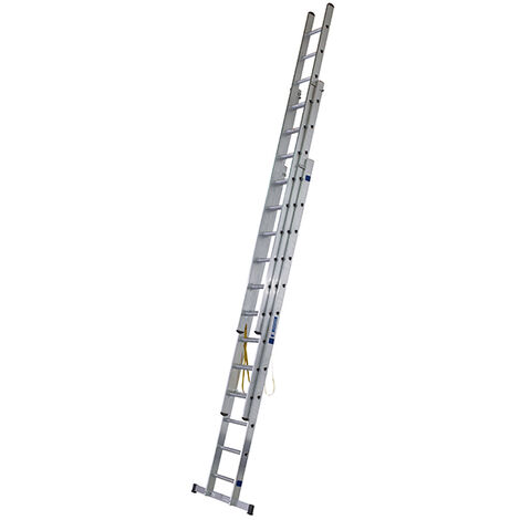Zarges 44842 D-Rung Combination Ladder 3-Part 3 x 12 Rungs ZAR44842