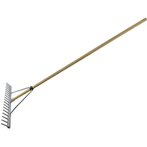 Faithfull Aluminium Landscape Rake Complete With Handle FAIALR