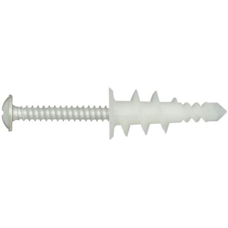 Rawlplug Nylon Self-Drill Plasterboard Fixing Pack of 6 RAW07010