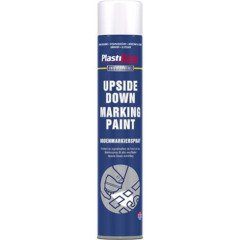 PlastiKote Upside Down Marking Paint White 750ml PKT6001