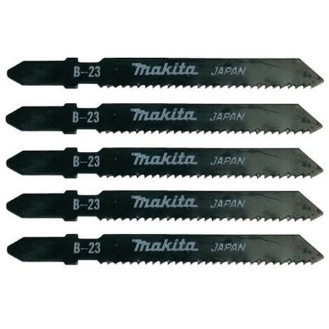 Makita B23 T118B Jigsaw Blades Wood Metal 50mm T Shank Basic Cut 14TPI ...