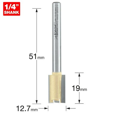 Trend H/JIG/A 2 Part Hinge Jig with x2 12x70mm Cutters Door Hinge Template
