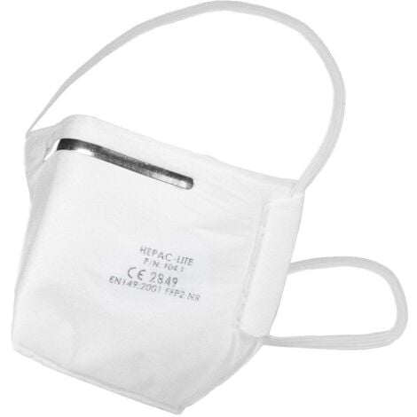 Trend RPE/FFP2/A/10 FFP2 NR Fold Flat Face Mask 8 Hour Protection Pack ...