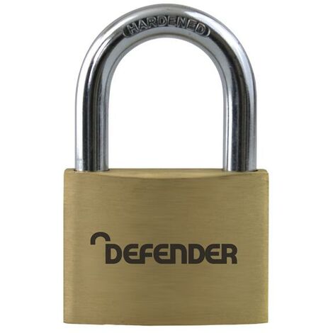 DEFENDER DFBP5 KA1 Brass Padlock 50mm Keyed Alike DEFBP5KA